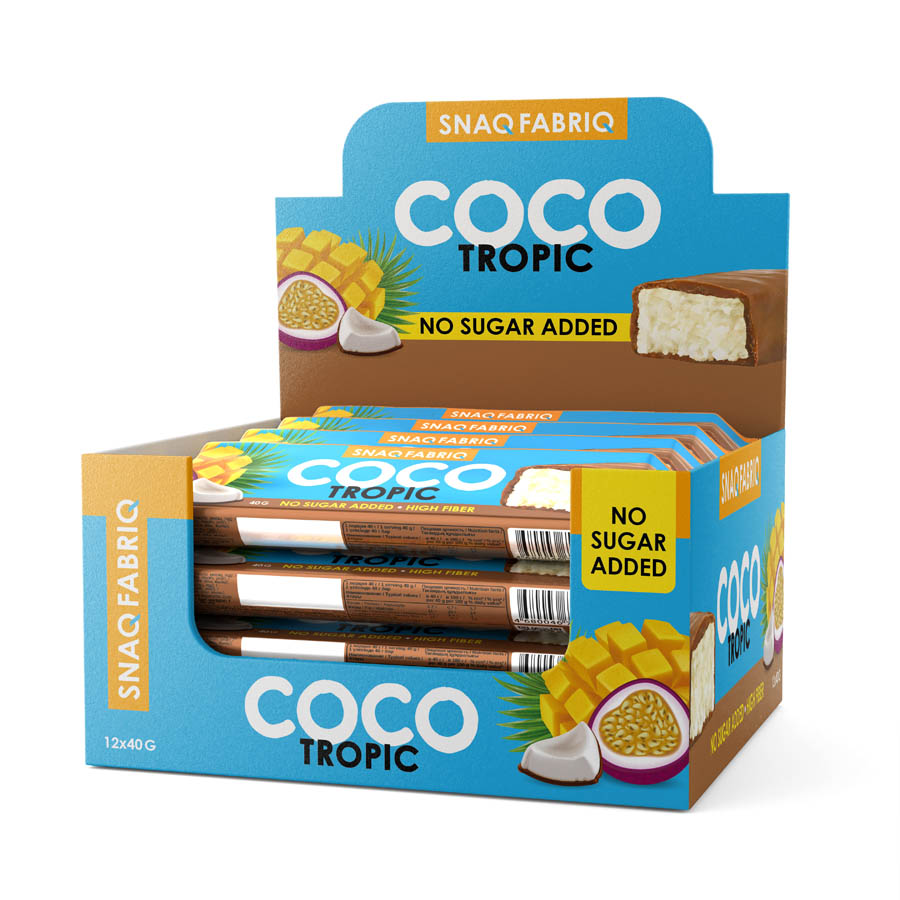 Buy Coconut Protein Bar 40g in Dubai – Snaq Fabriq – Bombbar